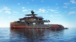 Abbasli Design reveals 45m Caspian Star yacht concept